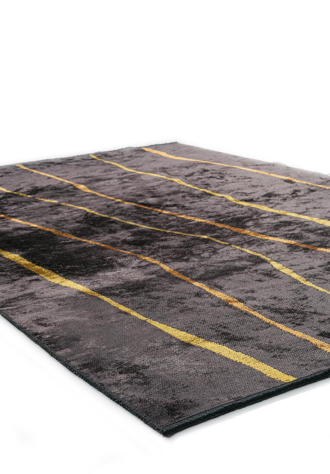 Tribeca Charcoal - Yellow Rug – Venetto Design