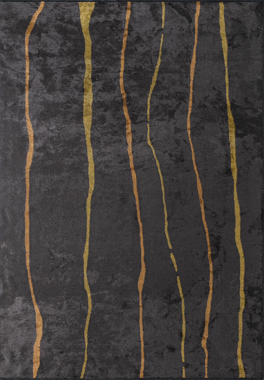 Tribeca Charcoal - Yellow Rug – Venetto Design