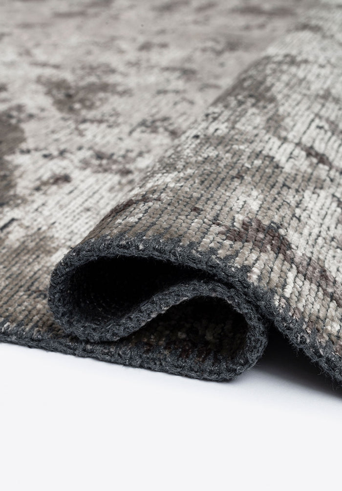 Verona Dark Grey - Cream Rug