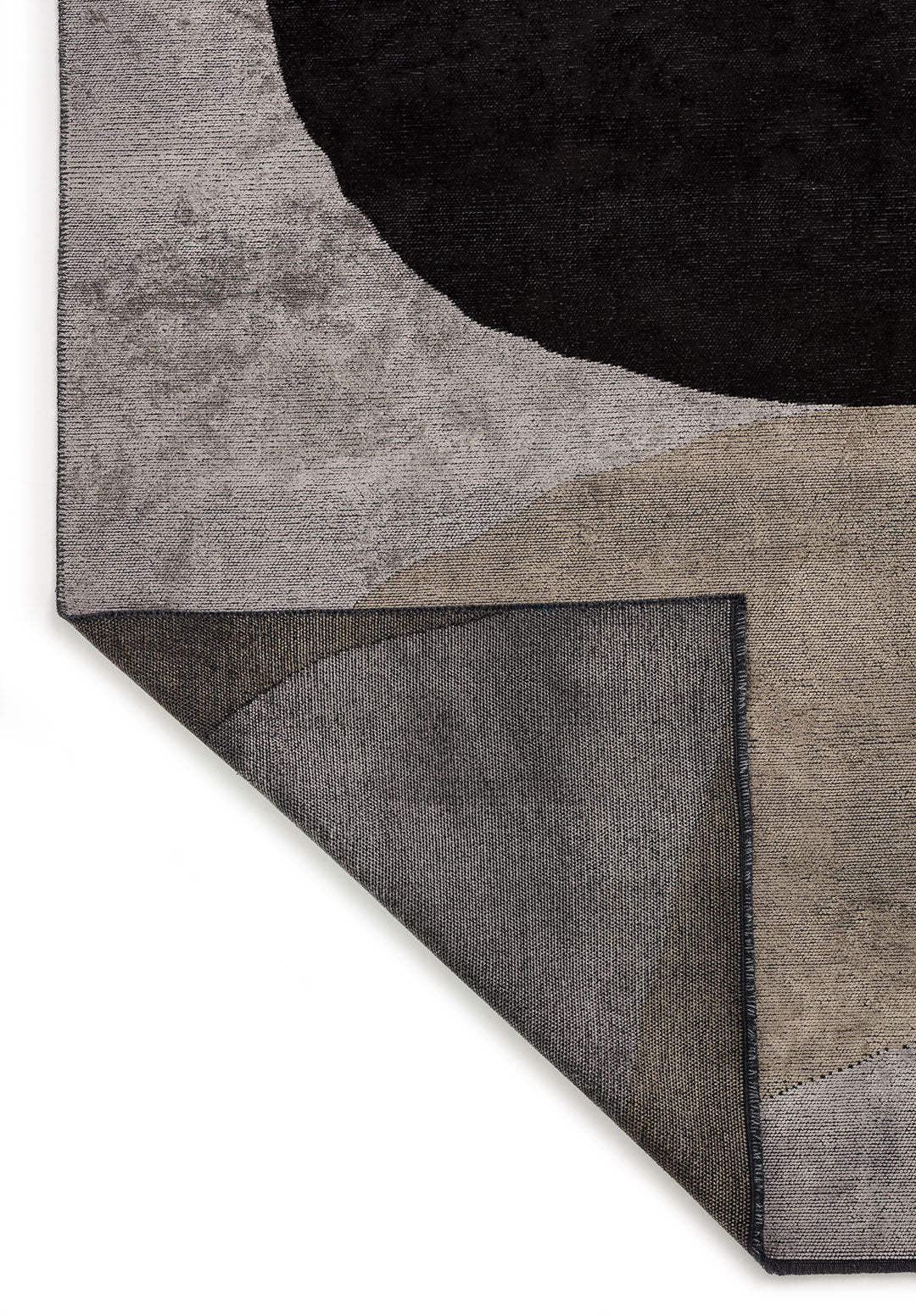 Meteor Black - Light Grey Rug – Venetto Design