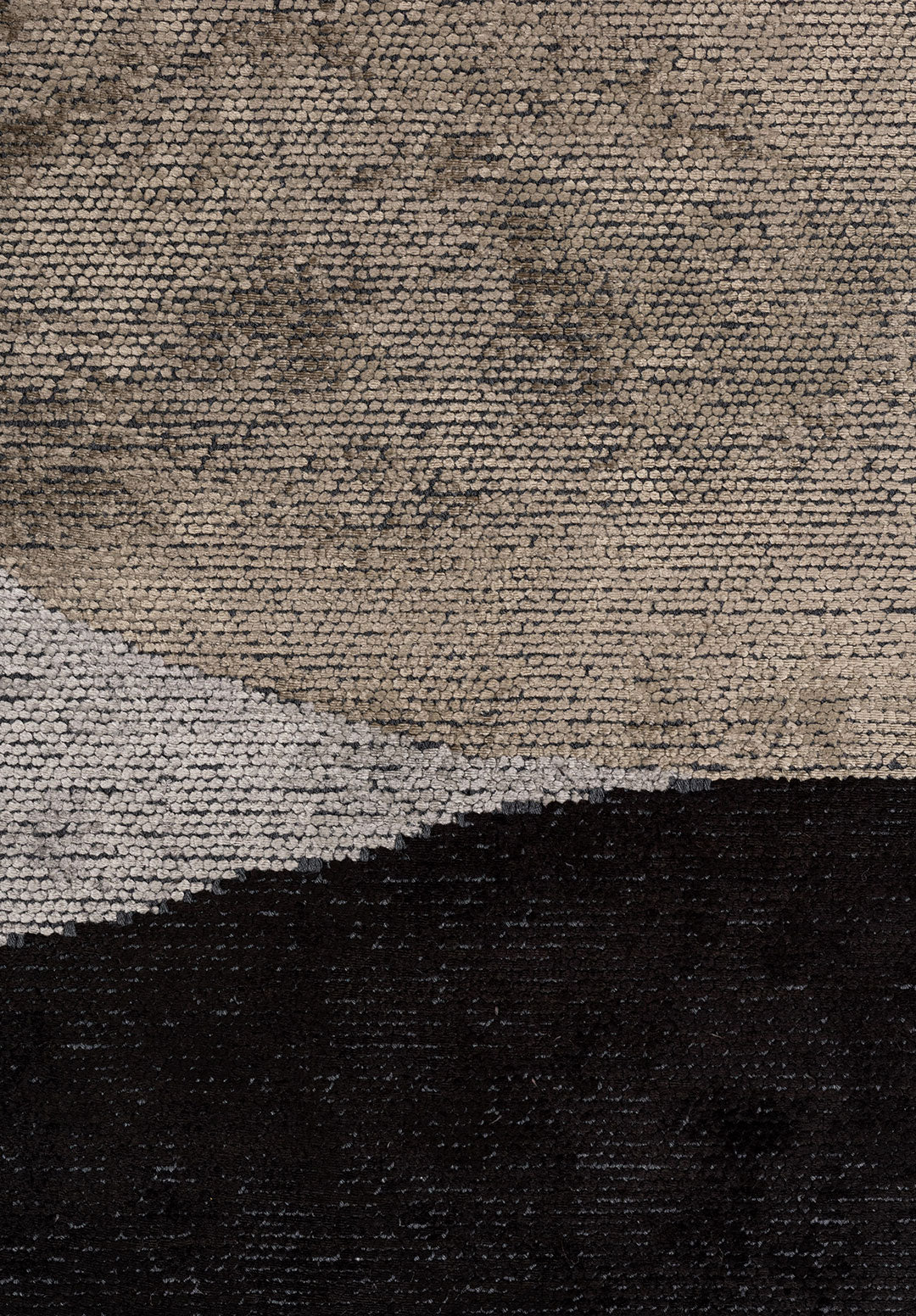 Meteor Black - Light Grey Rug – Venetto Design