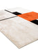 Block Black - Rust Rug
