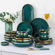 Verde Emerald Green Luxury Dinnerware Set