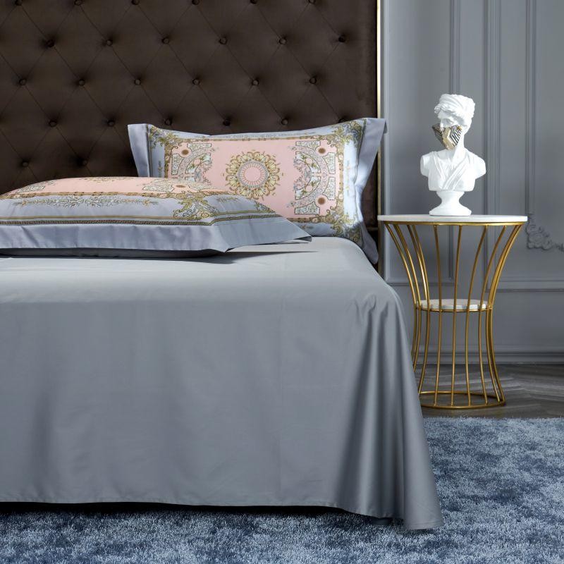 Audrey Art Deco Printed Silky Egyptian Cotton Duvet Cover Set – Venetto ...